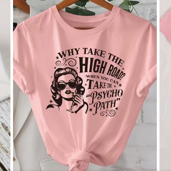 Tops | New High Road Vs Psycho Path Tee M L | Poshmark